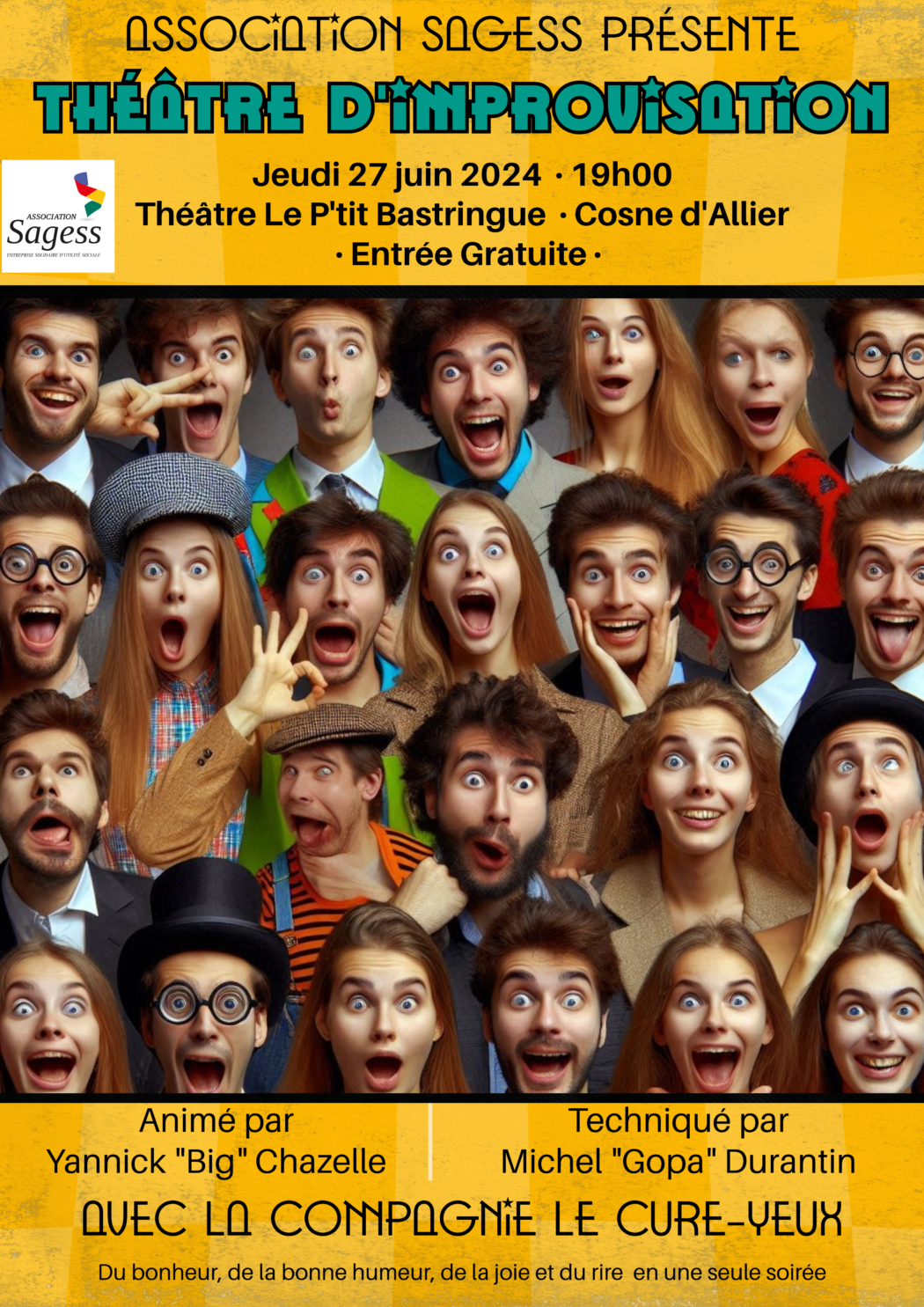 Théâtre d’improvisation à Cosne d’Allier – Haut-Bocage